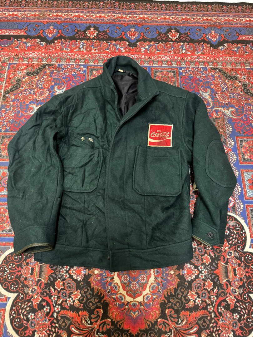 RARE VINTAGE 70’S COCA COLA WOOL WORKER JACKET, Men's Fashion, Coats ...
