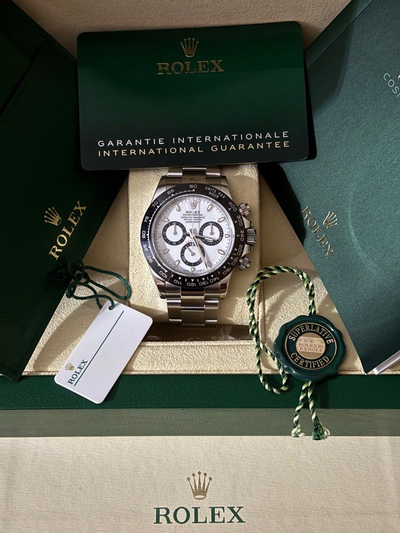 Rolex Daytona panda Full set 2020 under warranty with NFC card ...