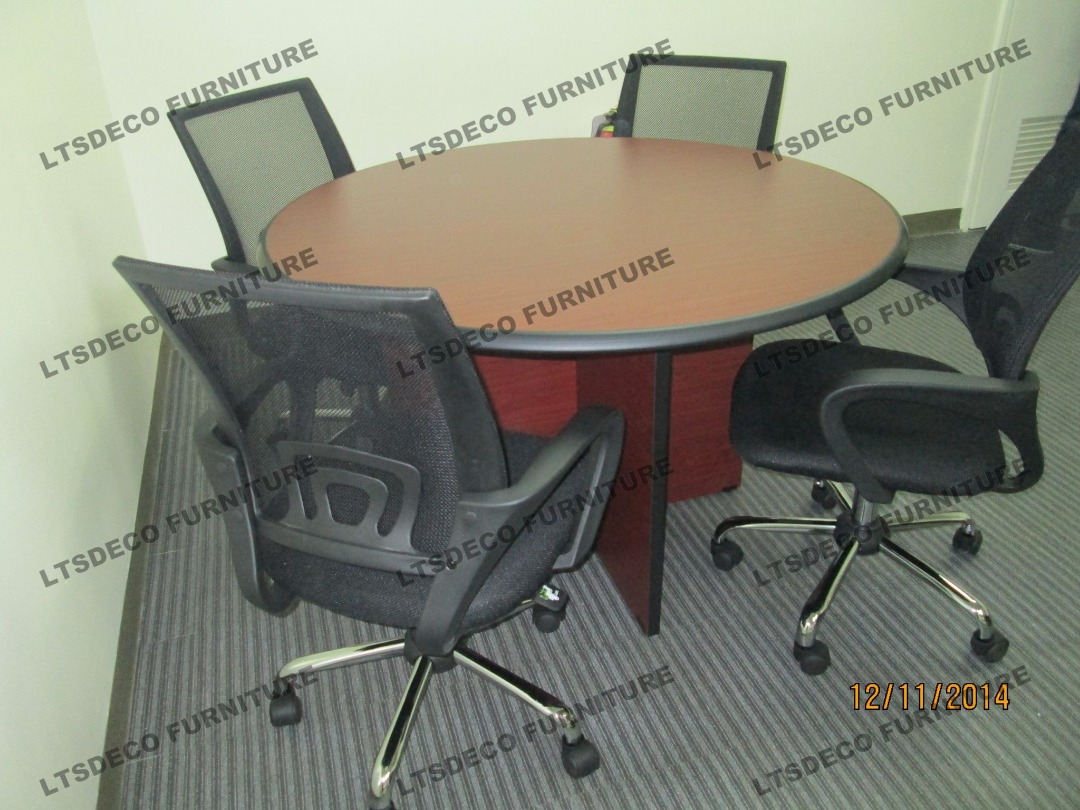 ROUND TABLE | OFFICE PARTITION | OFFICE FURNITURE, Furniture & Home ...