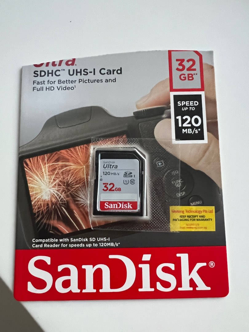 SanDisk Ultra SDHC Card 120Mbps, Mobile Phones & Gadgets, Mobile ...