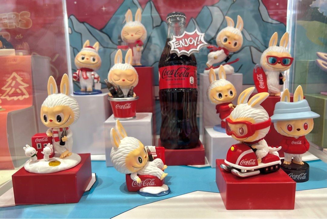 Sealed Popmart The Monsters Labubu Coca Cola Coke Set, Hobbies & Toys ...