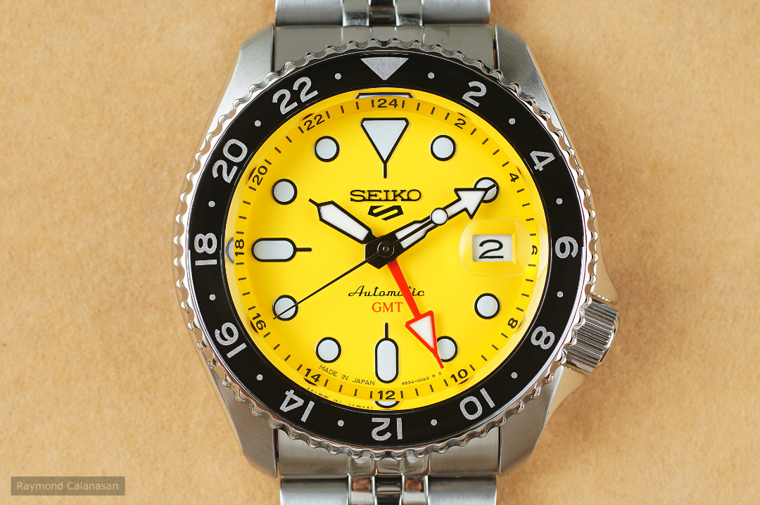 Seiko SSK017 SKX GMT Yellow US Exclusive, Men's Fashion, Watches ...