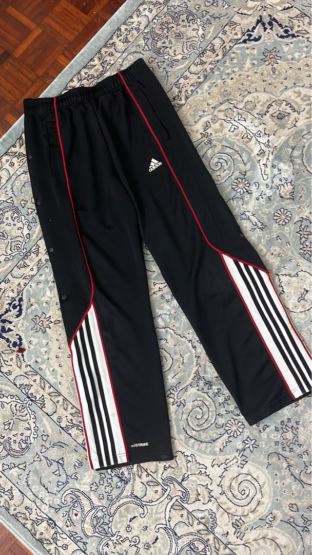 seluar track adidas full button, Men's Fashion, Bottoms, Joggers on ...