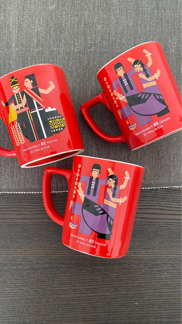 Set of 7 Nescafe Red Mug Special Edition, Food & Drinks, Gift Baskets ...