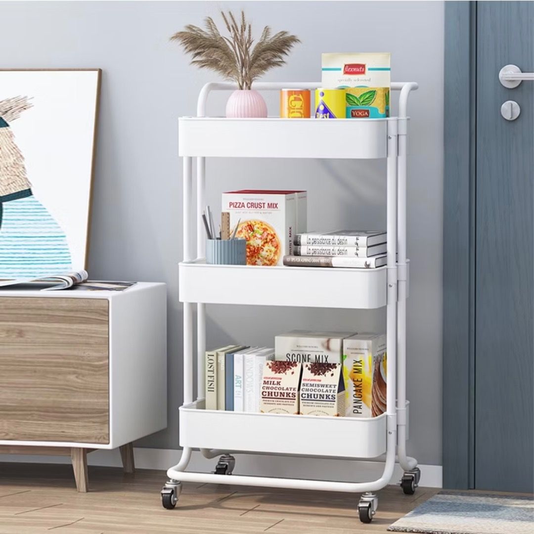Simple Multipurpose Kitchen Trolley | Multilayered Kitchen Spice ...