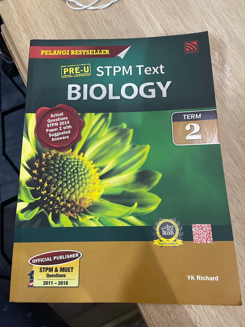 STPM BIOLOGY TERM 2 TEXTBOOK PRE-U, Hobbies & Toys, Books & Magazines, Textbooks on Carousell