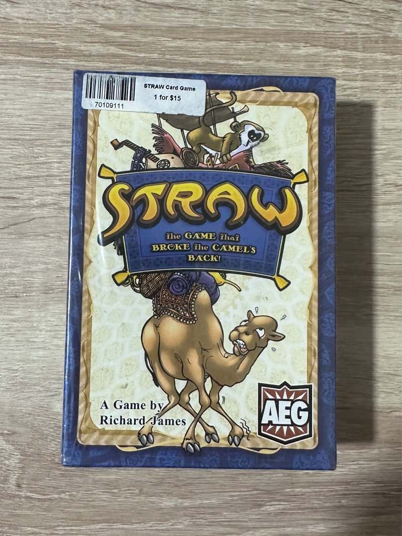 Straw Card Game, Hobbies & Toys, Toys & Games on Carousell