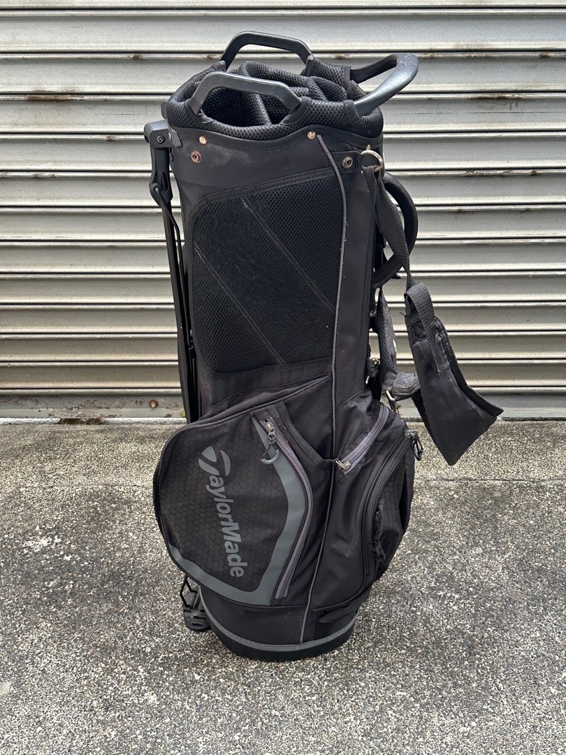 TaylorMade Select Plus Stand Bag, Black/Charcoal, Sports Equipment ...
