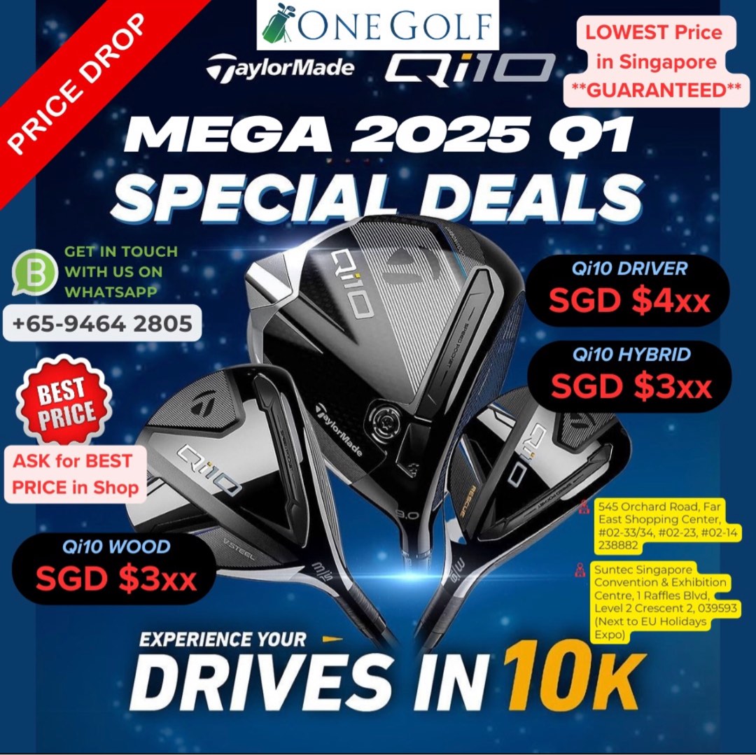TaylorMade Qi10 & Callaway Ai Smoke MEGA CLEARANCE GOLF SALE at OneGolf (Driver/ Fairway Wood ...