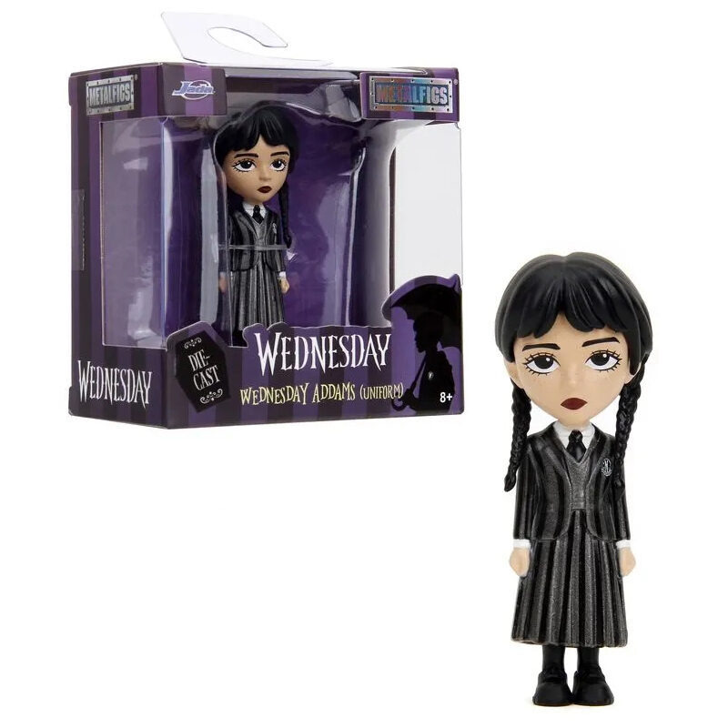 Wednesday TV series : Wednesday Addams (Uniform) 2.5" MetalFigs Mini ...