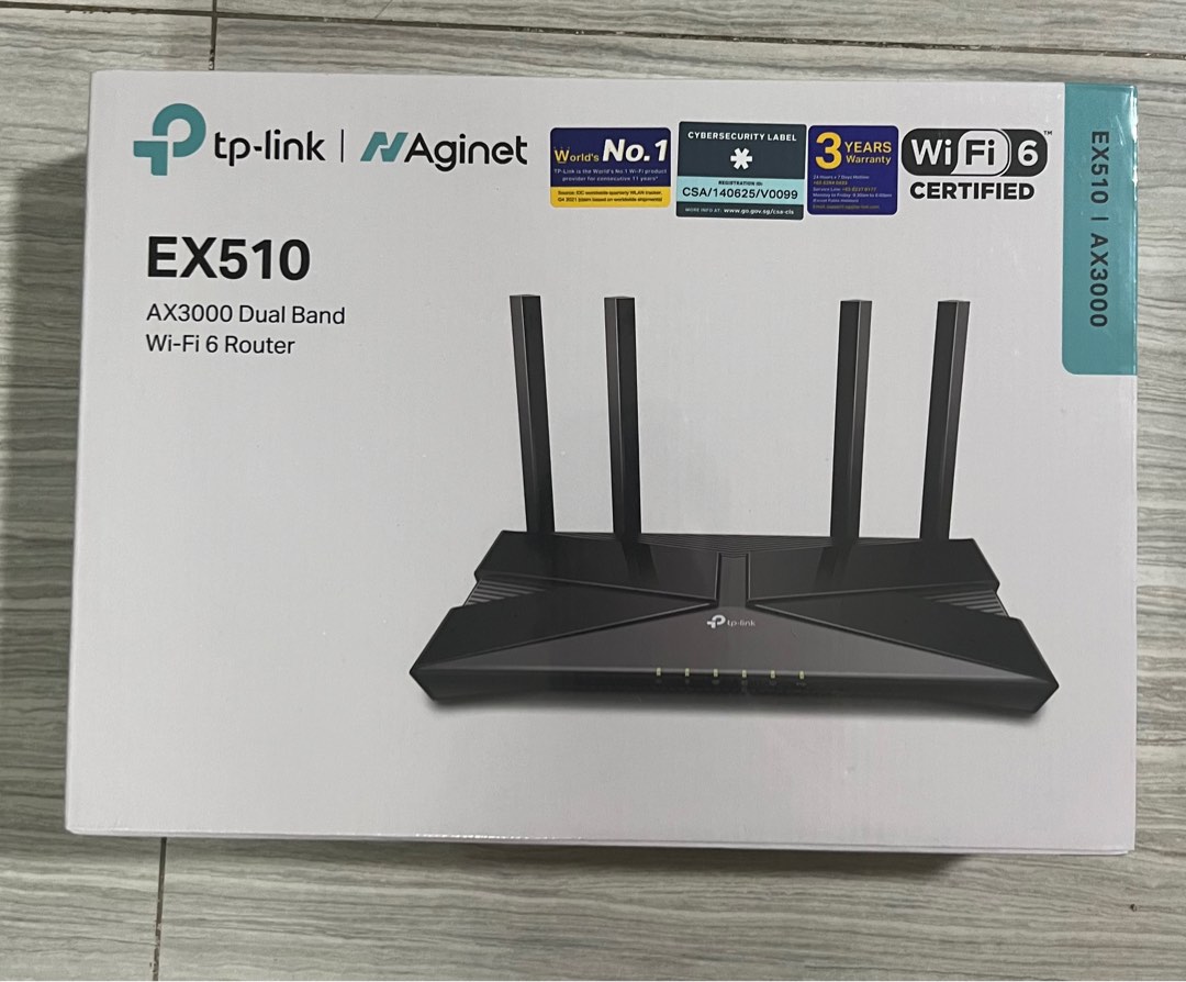 TP-Link EX510 Wifi Router dual band wifi 6, Computers & Tech, Parts ...