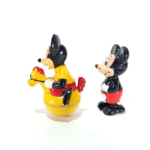 Vintage 1970s Tomy Walt Disney Wind-Up Mickey Mouse and Gabriel Weeble ...