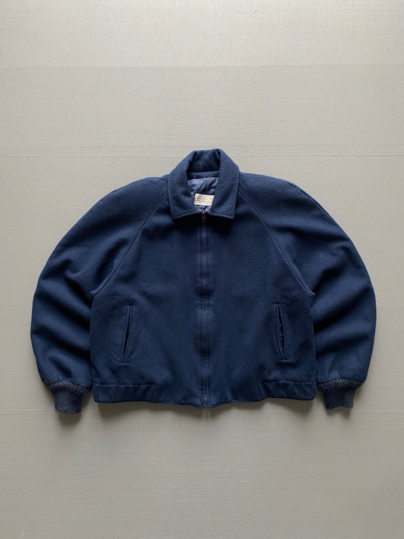 Vintage 1980s Pendleton Wool Cropped Jacket USA, Women's Fashion, Coats, Jackets and Outerwear ...