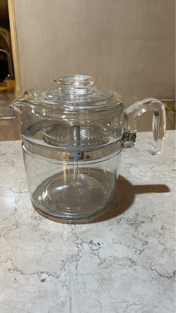 Vintage pyrex 7759 b coffee percolator, Furniture & Home Living ...