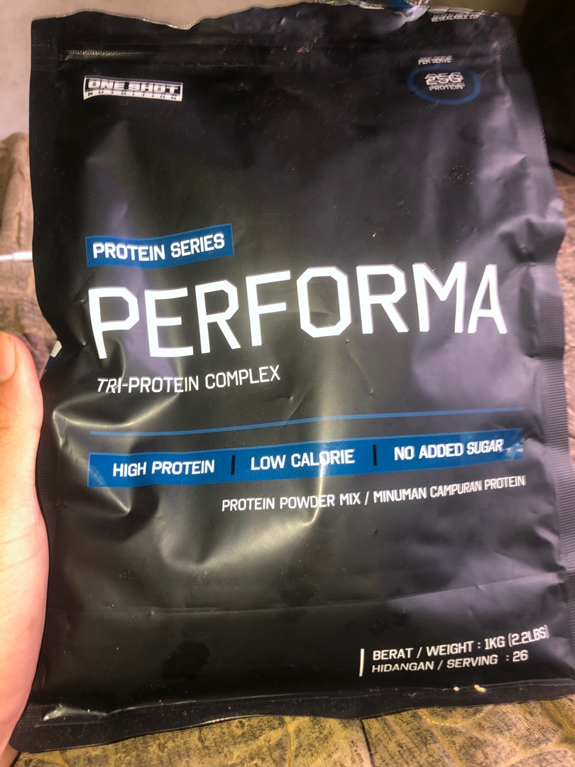 Whey protien one shot nutrition, Health & Nutrition, Health Supplements ...