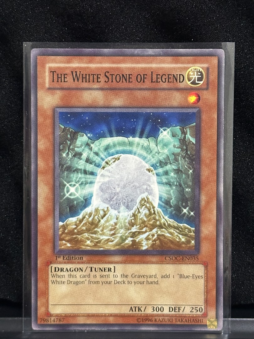 Yugioh The White Stone of Legend CSOC-EN035 Yu Gi Oh English, Hobbies ...