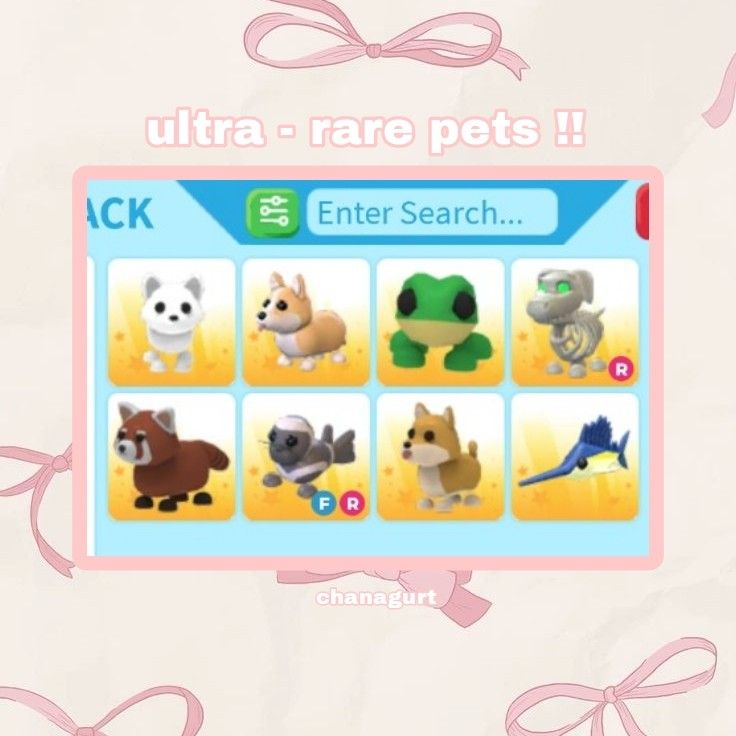 [ URGENT !! ] ULTRA RARE PET ADOPT ME, Video Gaming, Video Games ...