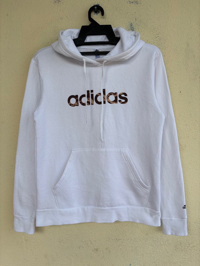 Adidas Spell Out Hoodie, Men's Fashion, Tops & Sets, Hoodies on Carousell