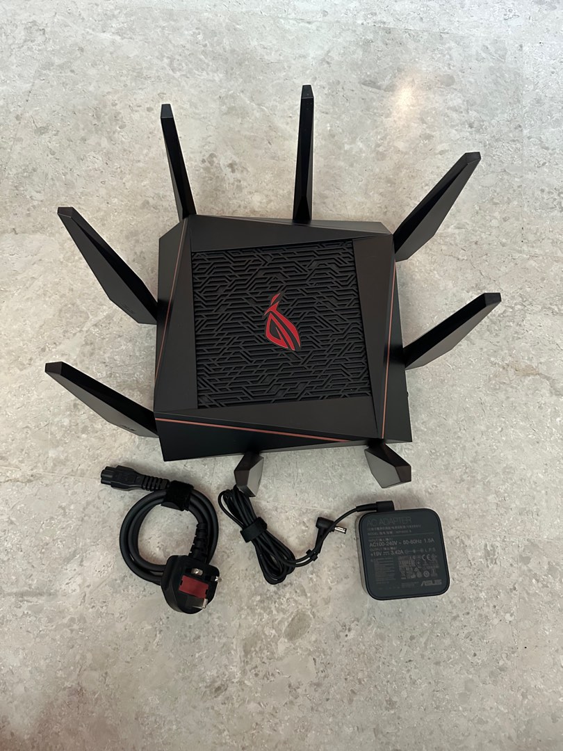 Asus AC5300 ROG Rapture Tri-band Gaming Router, Computers & Tech, Parts ...