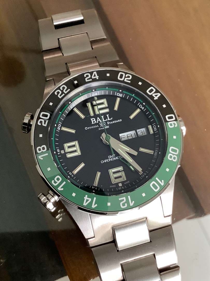 BALL ROADMASTER MARINE GMT TITANIUM LIMITED EDITION WATCH, Luxury ...