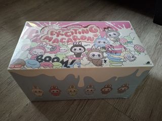 POP MART THE MONSTERS Labubu Exciting Macaron Vinyl Face Blind Box ...
