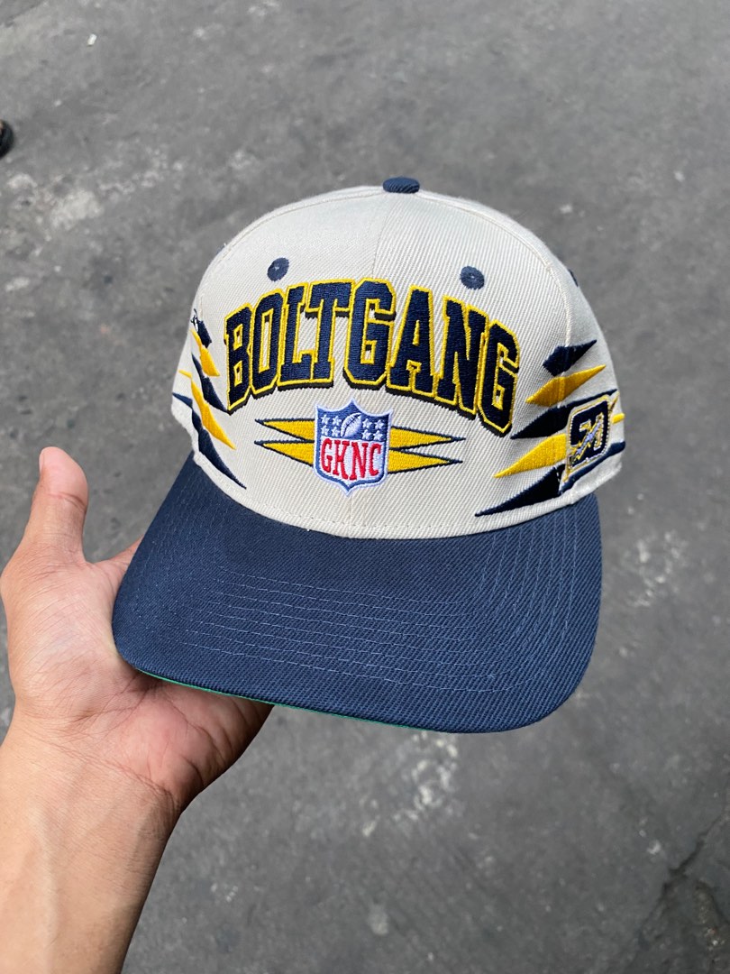 bolt gang diamond cut by GKNC snapback cap, Men's Fashion, Watches ...