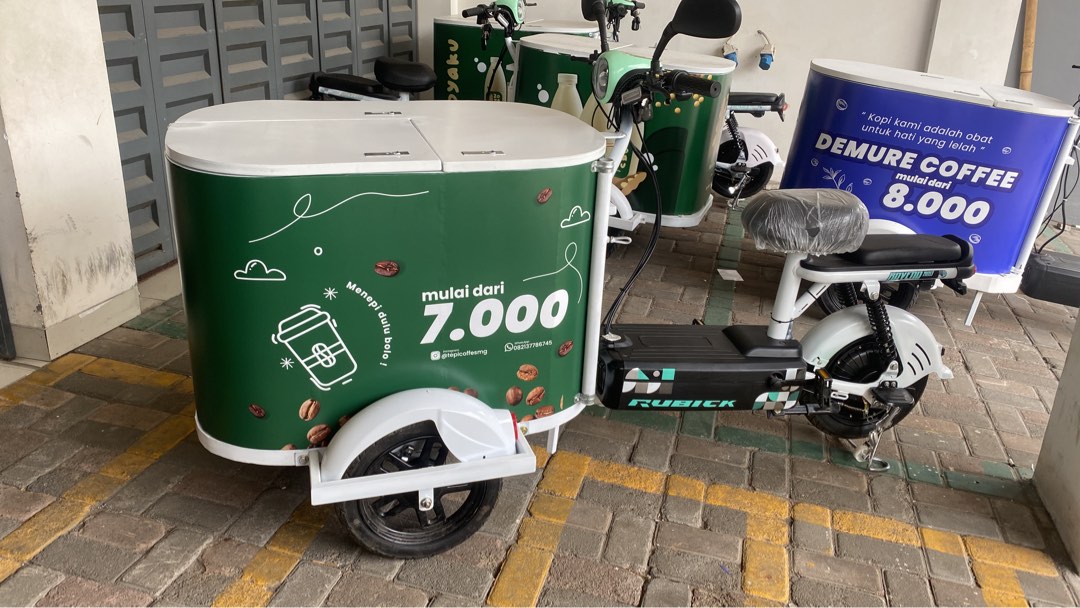 Booth sepeda listrik keliling, Motor di Carousell