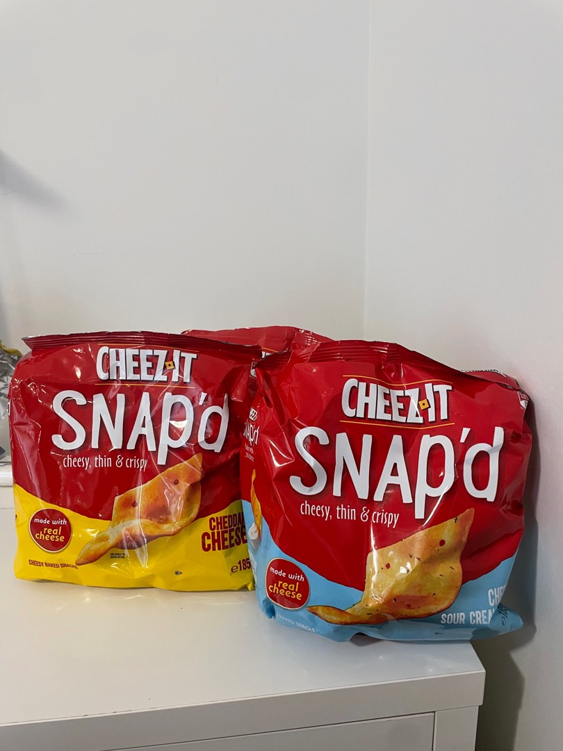 Cheez’it snap 3 packets (only in Australia), Food & Drinks, Other Food ...