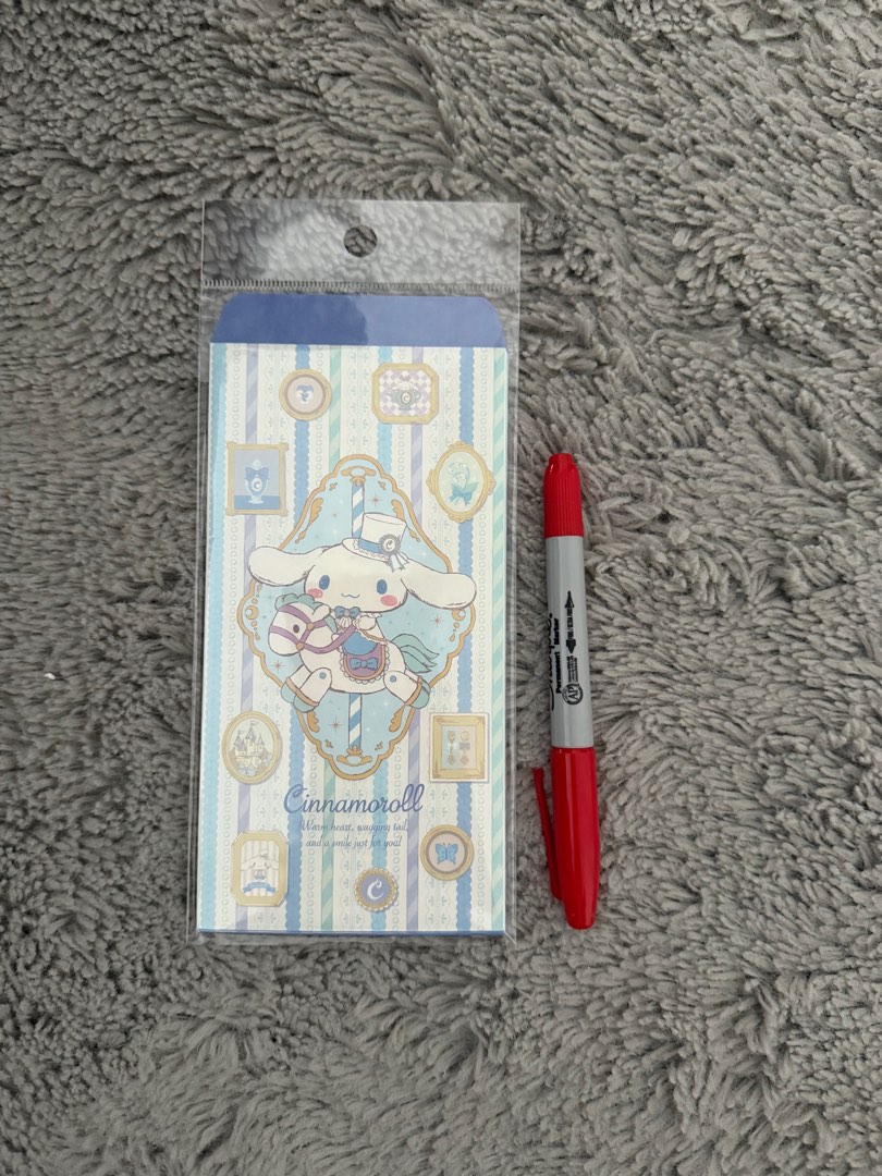 Cinnamoroll envelope, Hobbies & Toys, Stationary & Craft, Handmade ...