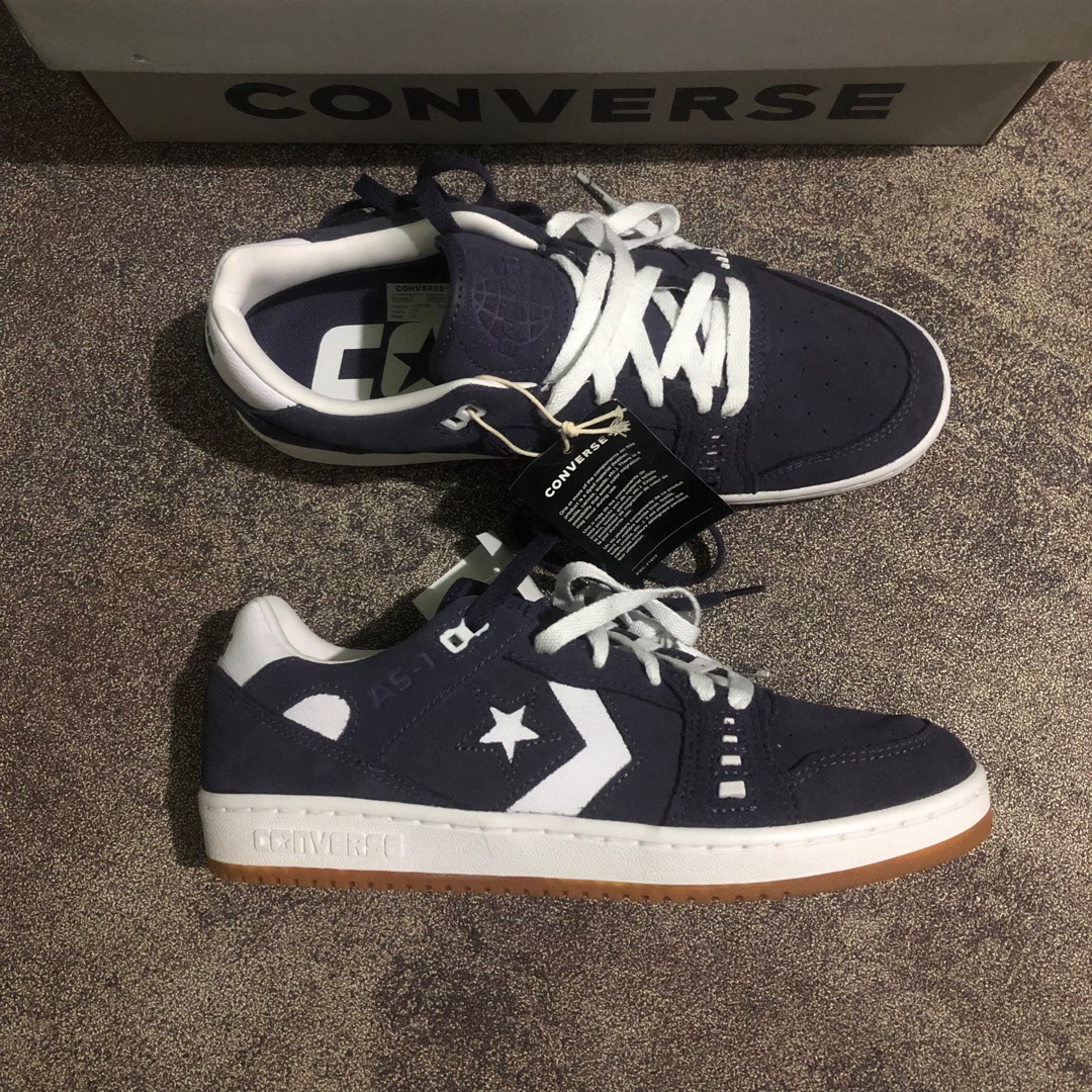 Converse As-1 Pro Suede X Alexis Sablone, Fesyen Pria, Sepatu ...