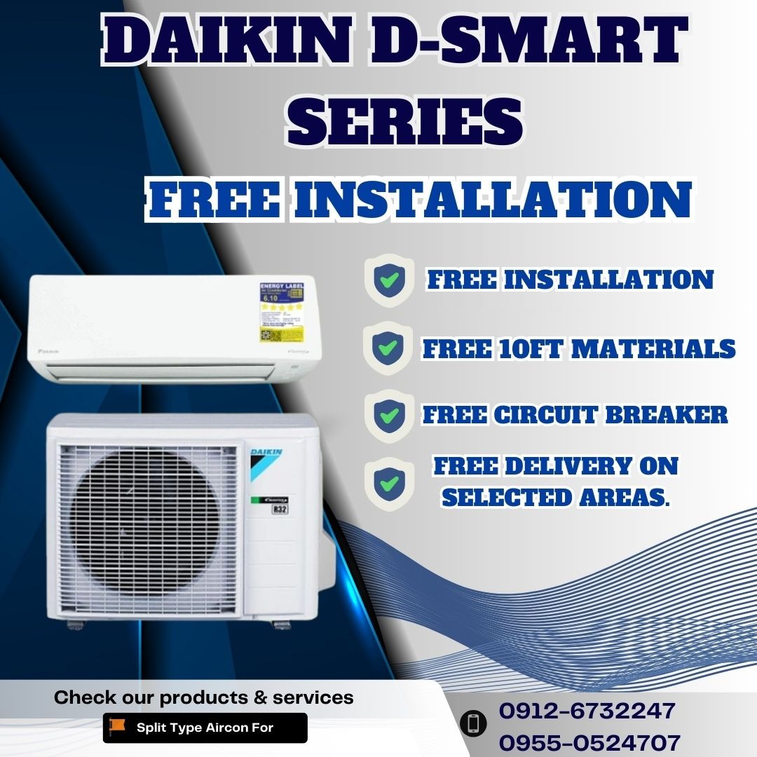 DAIKIN D SMART SERIES BRANDNEW FREE INSTALLATION, TV & Home Appliances ...