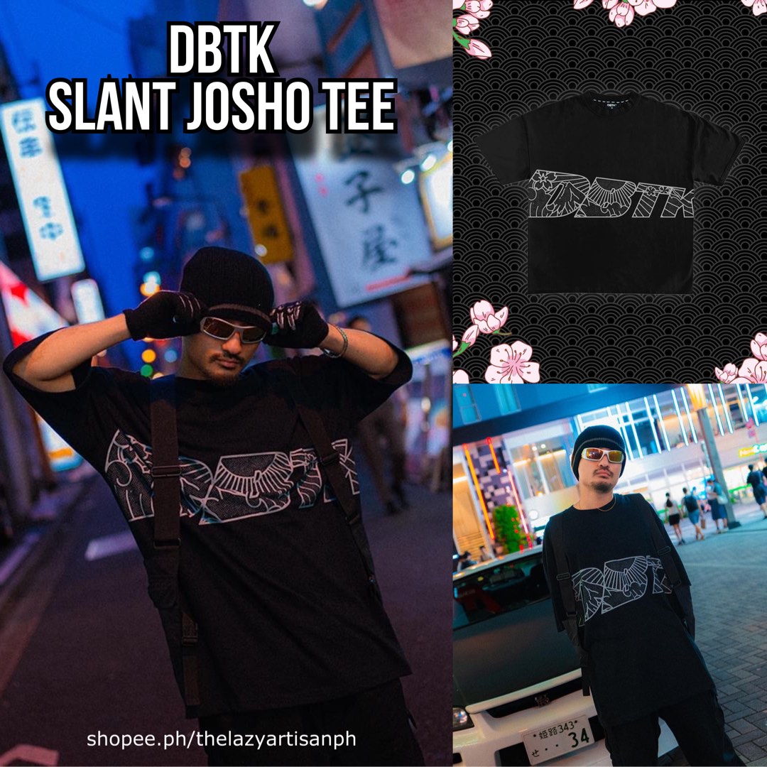 DBTK Slant Josho Tee | MED Oversize, Men's Fashion, Tops & Sets ...
