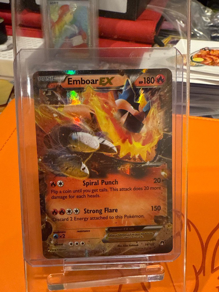Emboar EX Breakpoint 14/122, Hobbies & Toys, Toys & Games on Carousell