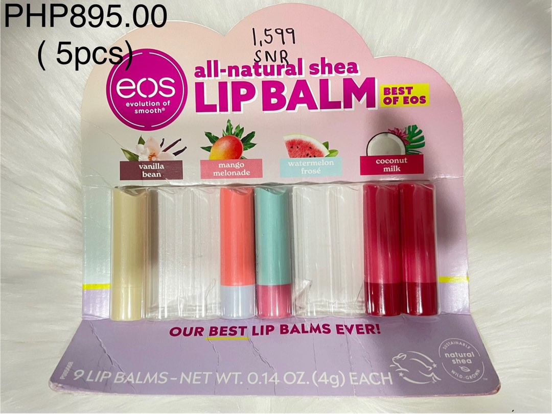 EOS ALL NATURAL SHEA LIP BALM, Beauty & Personal Care, Face, Makeup on ...