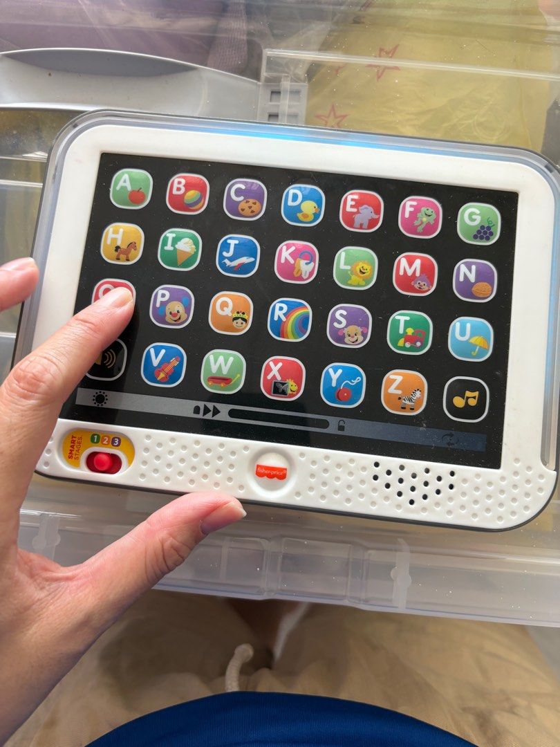 Fisher Price Laugh & Learn Smart Stages Tablet, Interactive Pretend ...