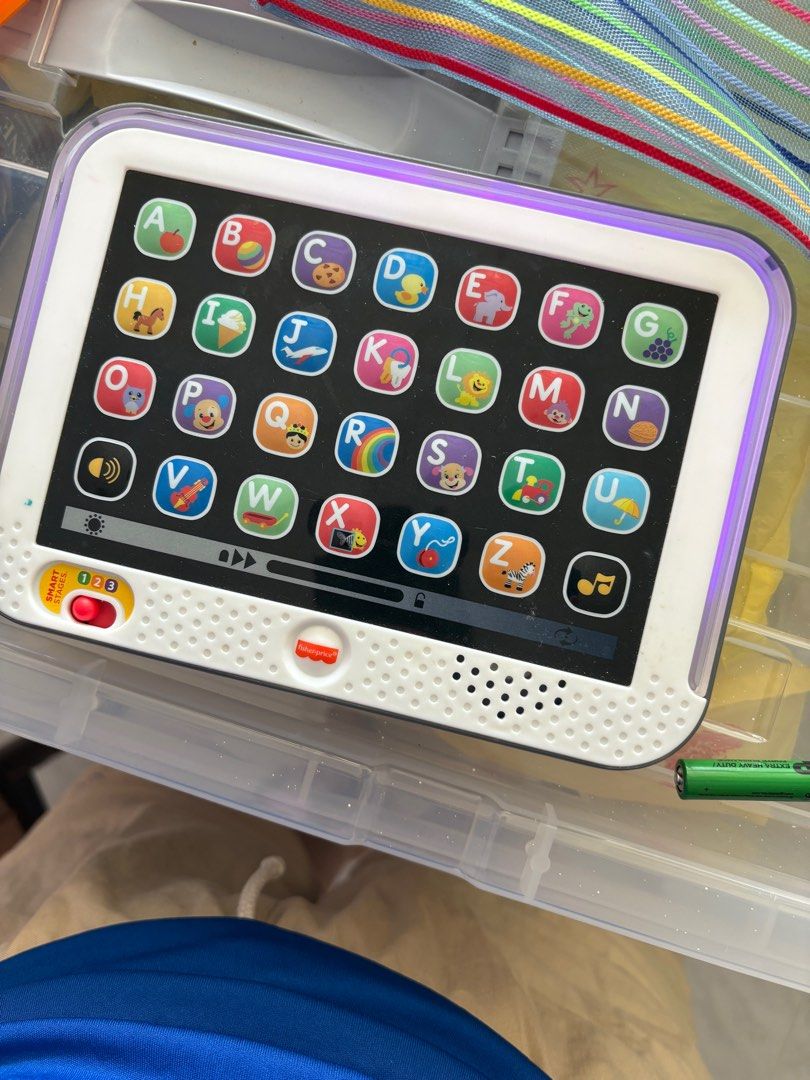 Fisher Price Laugh & Learn Smart Stages Tablet, Interactive Pretend ...