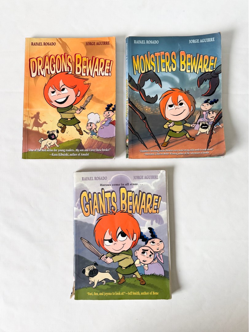 Giants Beware / Dragons Beware / Monsters Beware by JORGE AGUIRRE ...