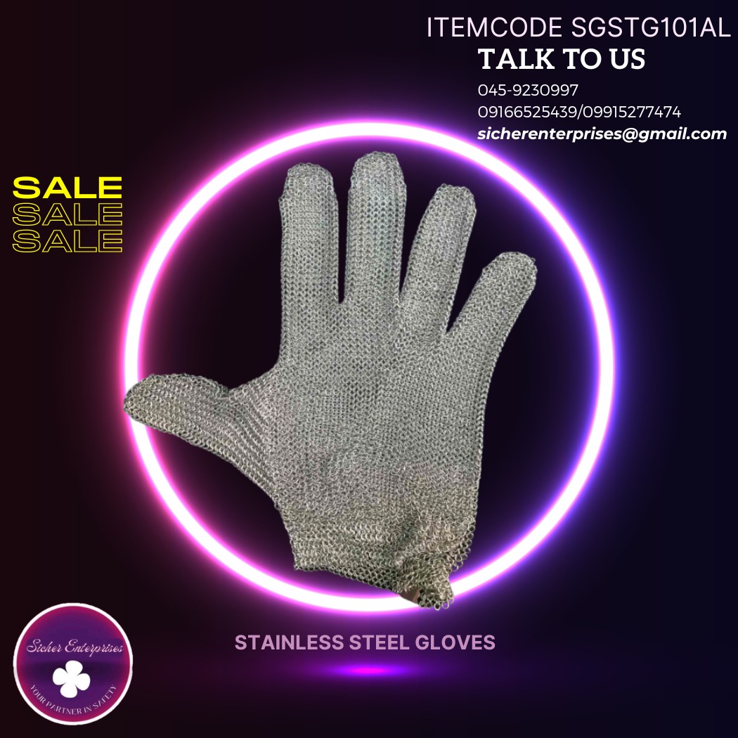 Heavy Duty Steel Gloves - Cut Resistant and Protective Hand Gear ...