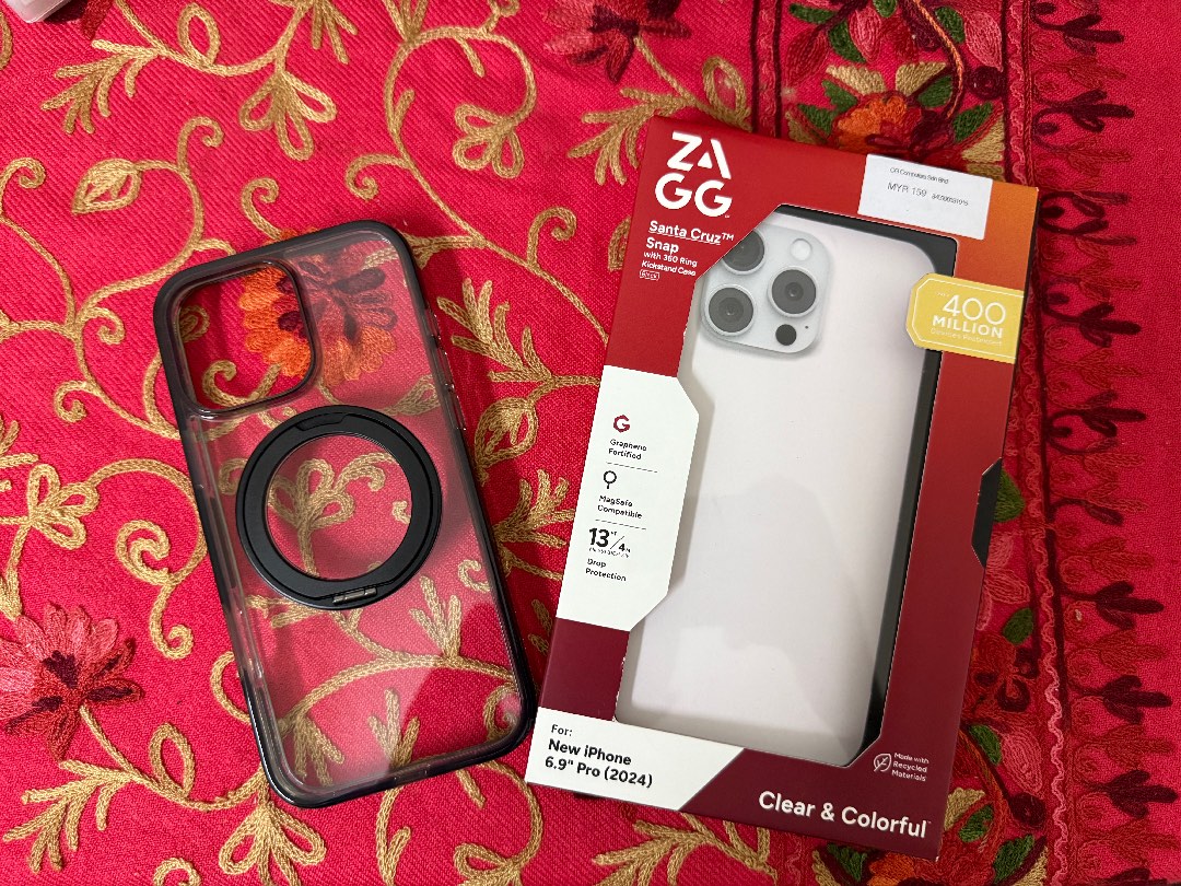 Iphone 16 Pro Max ZAGG-Cases-SantaCruzSNRKS-Black, Mobile Phones ...