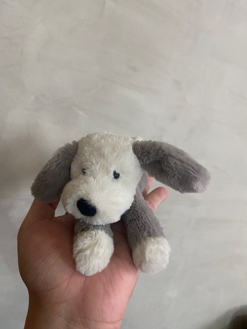 Jellycat Smudge Puppy Cut Tag, Hobbies & Toys, Toys & Games on Carousell
