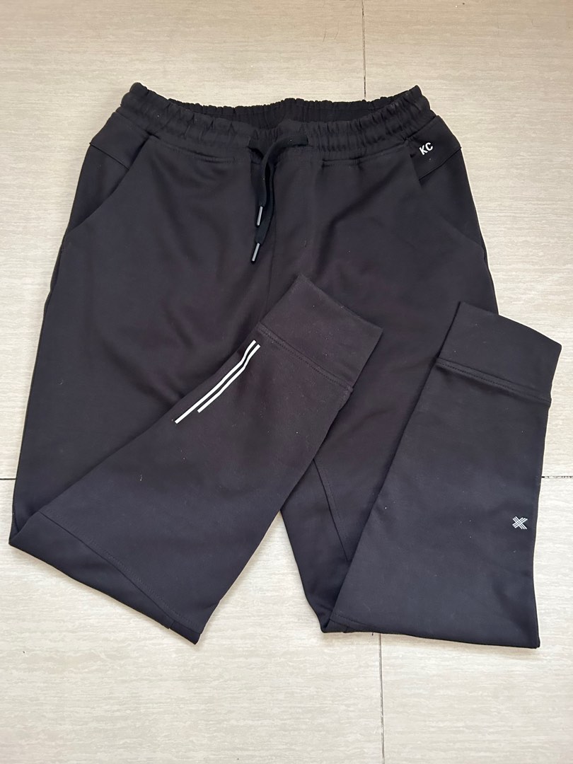 Kenneth Cole Active ankle slim fit black jogger, Men's Fashion ...
