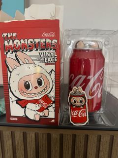 Wts Labubu V3 coca cola coke [Secret] Mysterious Guest Zimomo, Hobbies ...