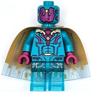 Lego Marvel Super Heroes SH0916: Vision - Dark Turquoise. 76269 ...