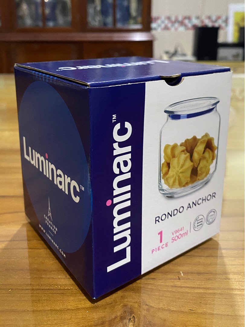 Luminarc Rondo Jar (500ml), Furniture & Home Living, Kitchenware ...