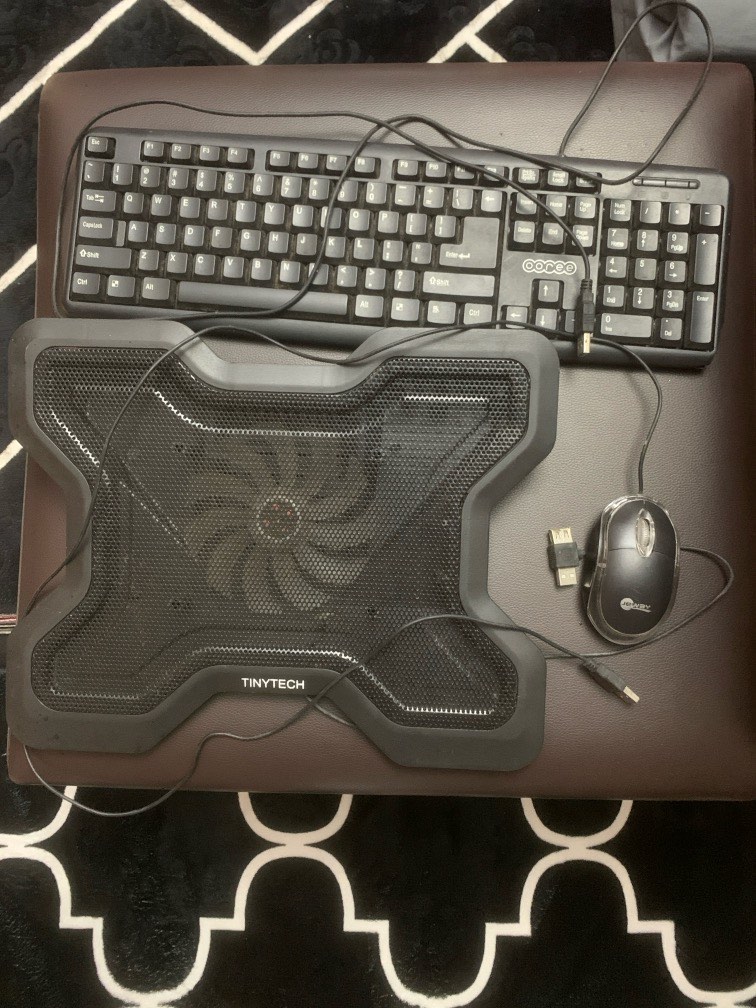 Mechanical Keyboard, Cooling Fan & Wired Optical Mouse, Computers ...