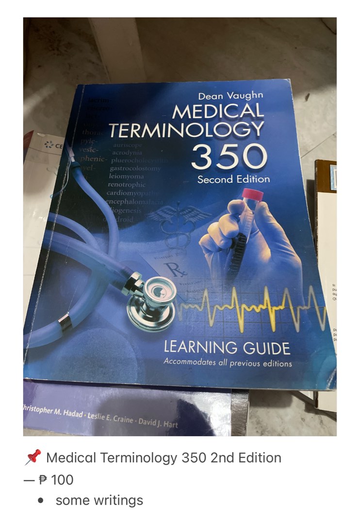 Medical Terminology 350 2nd Edition, Hobbies & Toys, Books & Magazines ...