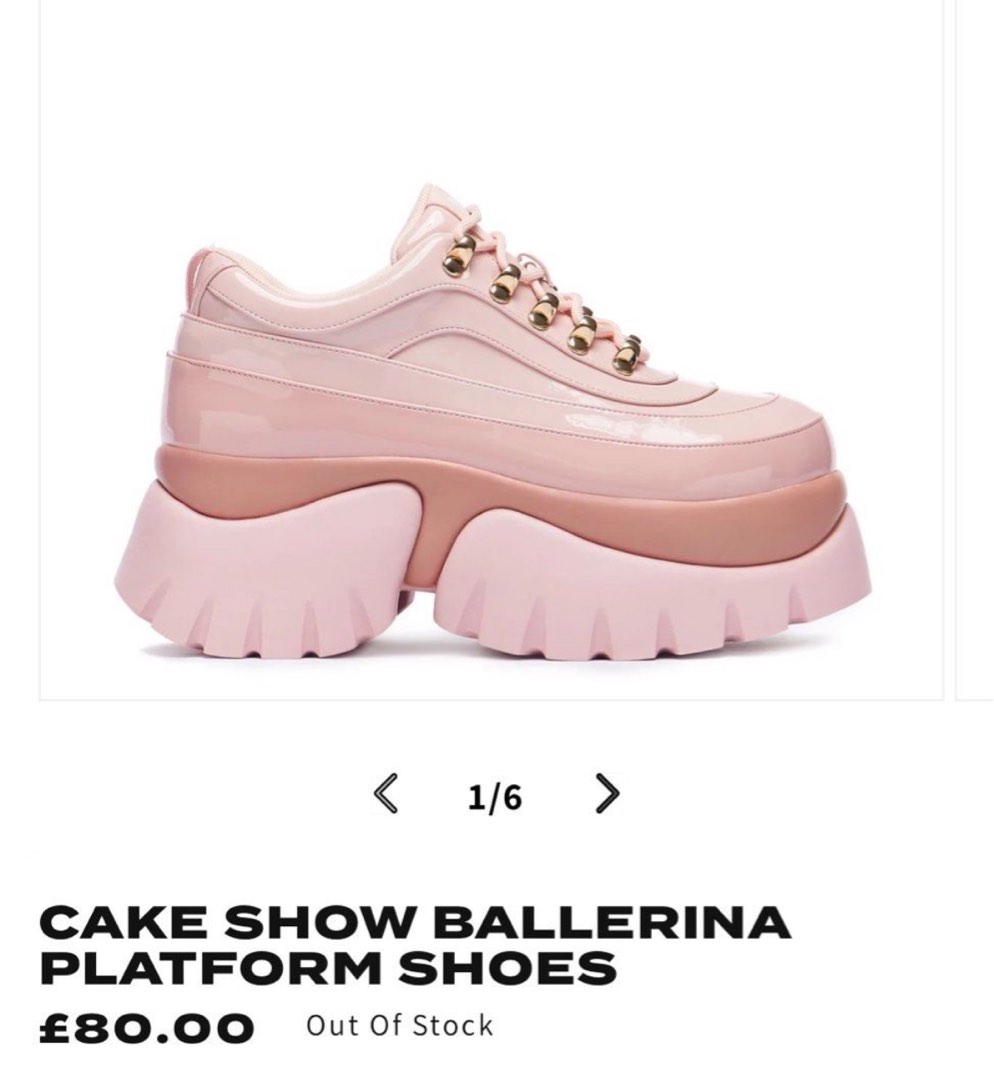 Melanie Martinez x Koi Cake Ballerina Platform Alt-Girl Shoes, Women's ...