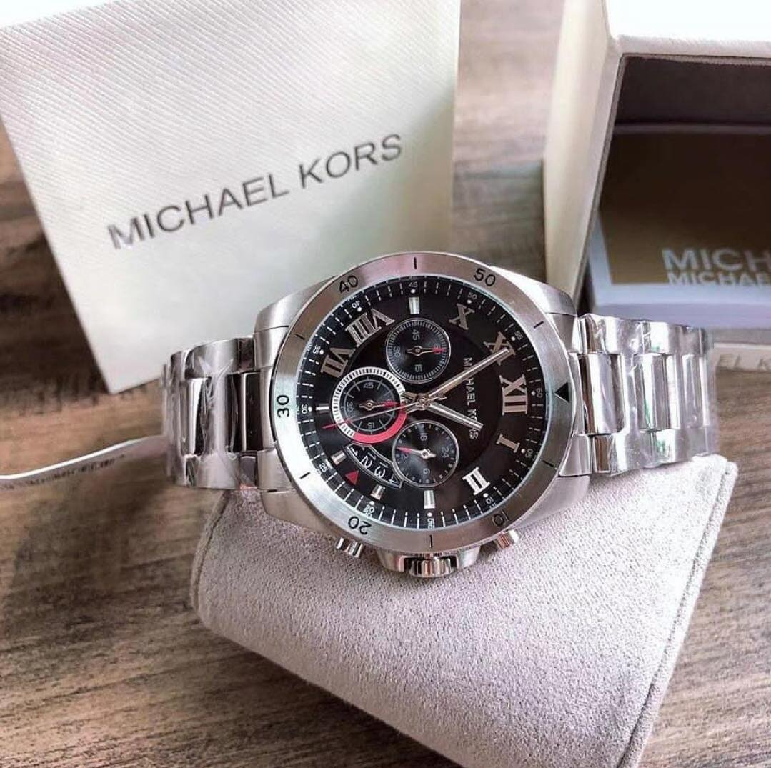 Michael Kors MK8438 Brecken Multifunction Chronograph in Silver ...