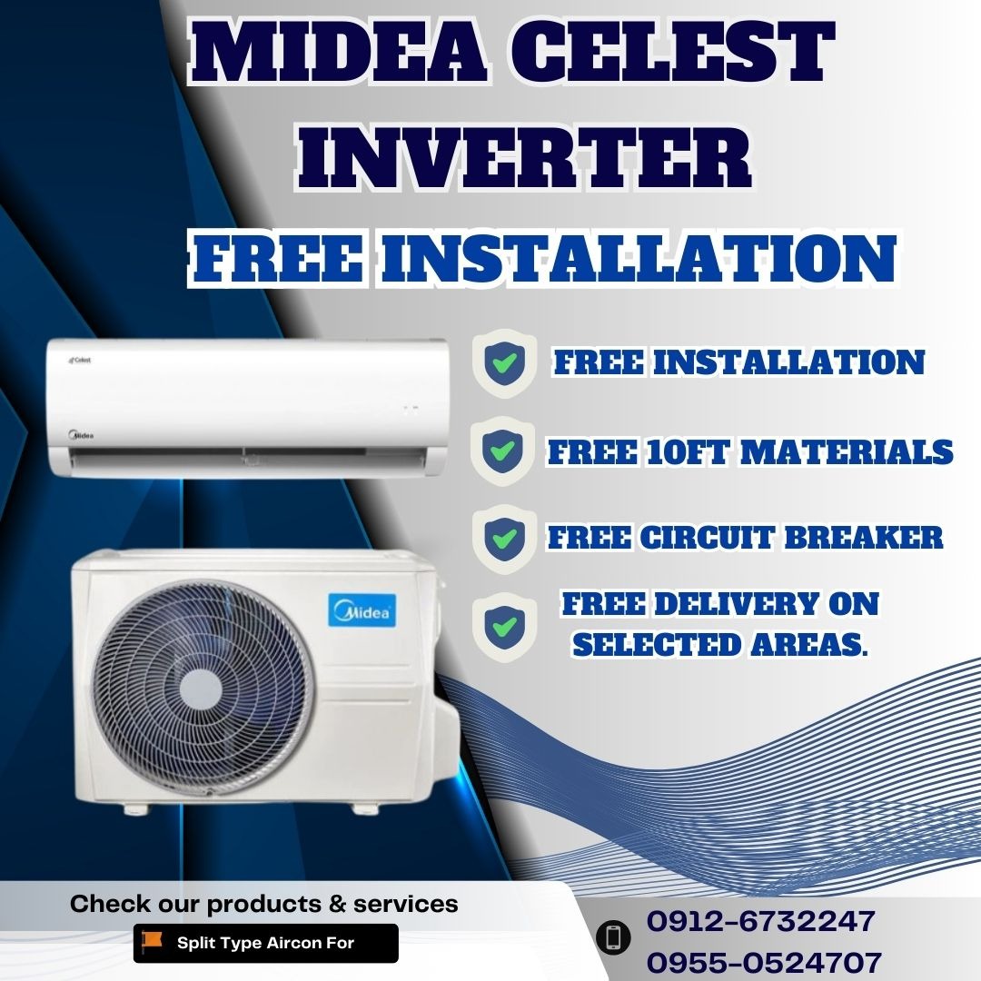 MIDEA CELEST INVERTER BRANDNEW SEALED FREE INSTALLATION, TV & Home Appliances, Air Conditioning ...