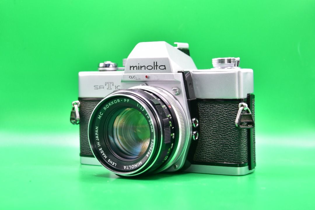 Minolta SRT-101 Film Camera with 55 mm f1.7 MC Rokkor PF lens ...